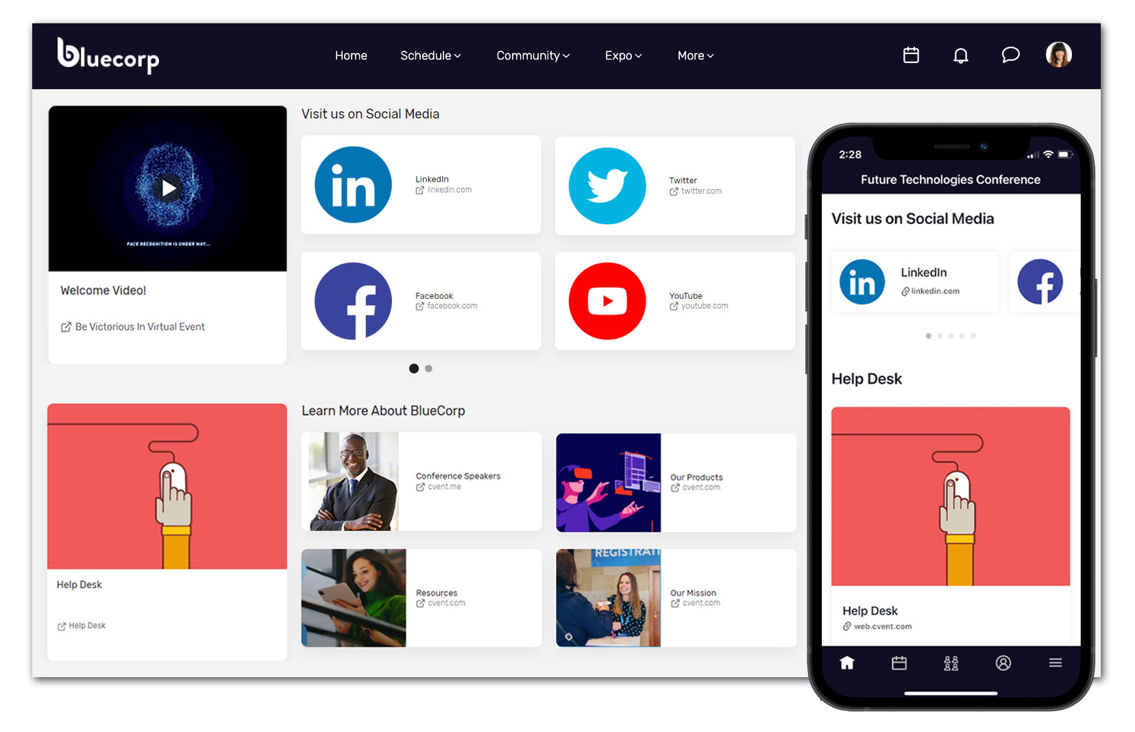 Adding Custom Cards to Your Attendee Hub Website and App